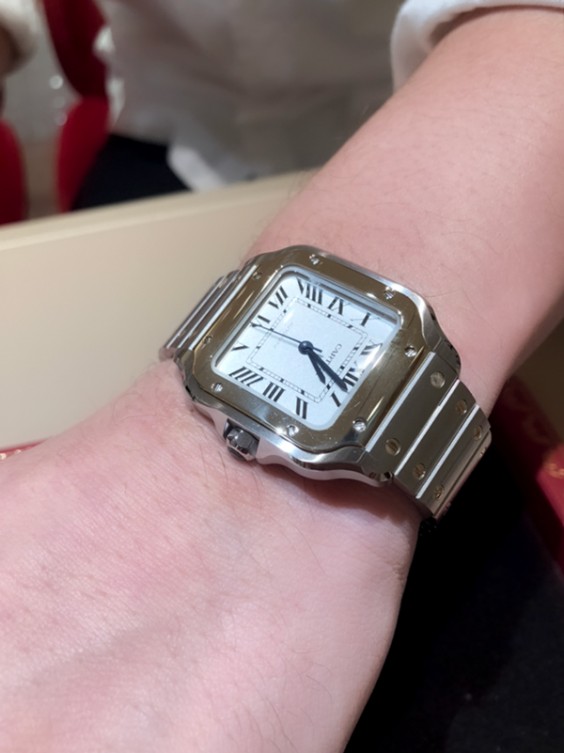 O様 ありがとうございます／カルティエ サントス W2SA0016 | HASSIN オフィシャルブログ｜名古屋南ICすぐ・共和駅前