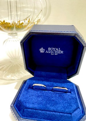 S様ご夫妻 ご入籍おめでとうございます！ロイヤルアッシャー マリッジリングWRA028/WRB046 | HASSIN オフィシャルブログ｜名古屋南ICすぐ・共和駅前