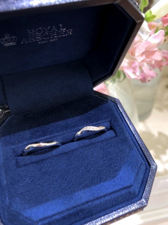 H様 ありがとうございます／ロイヤルアッシャー マリッジリング WRA009/WRB013 | HASSIN オフィシャルブログ｜名古屋南ICすぐ・共和駅前