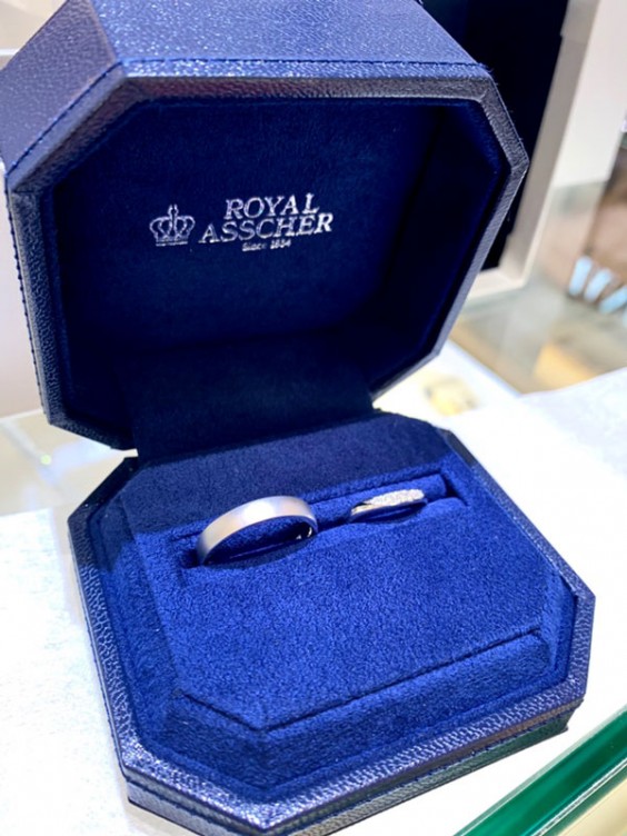 M様 ありがとうございます／ロイヤルアッシャー マリッジリング WRA0LD40M/WRB046 | HASSIN オフィシャルブログ｜名古屋南ICすぐ・共和駅前